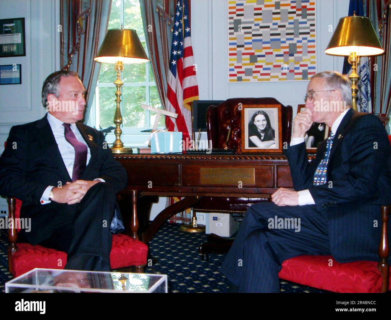 US Navy The Honorable Gordon England, Secretary of the Navy, visits ...