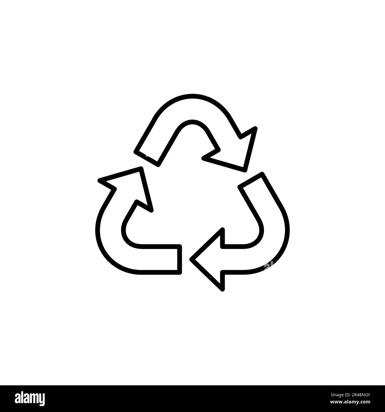 Recycle icon vector. Recycling vector icon Stock Vector Image & Art - Alamy