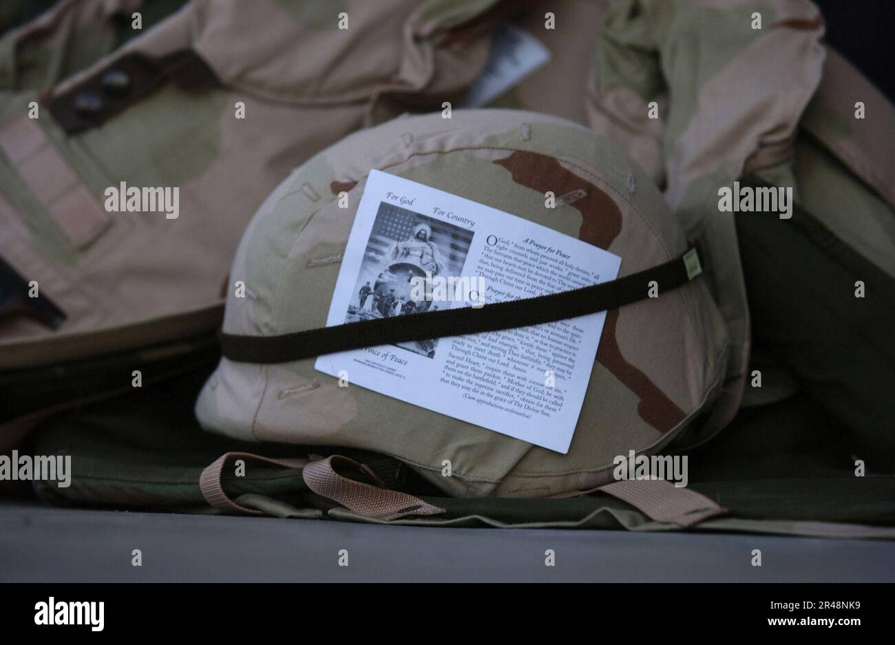 US Navy A prayer card given to Marines of Task Force India from the 4th ...
