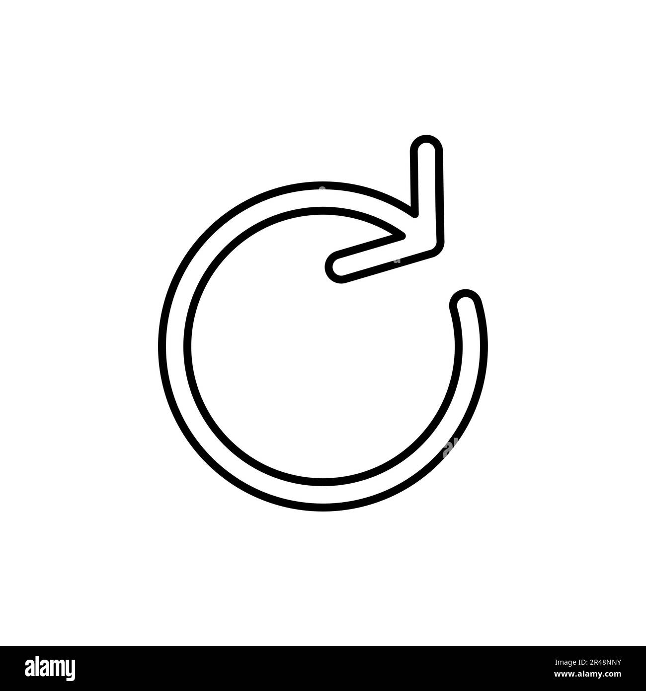 Refresh icon vector. Reload icon vector. Update icon Stock Vector Image & Art - Alamy