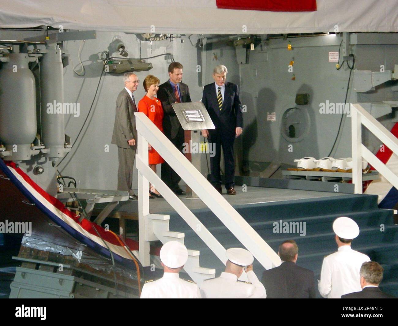 US Navy USS Texas - keel laying Stock Photo - Alamy