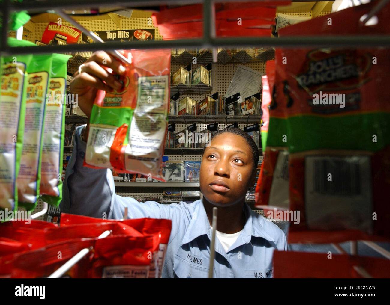 US Navy USS Washington ship's store Stock Photo - Alamy