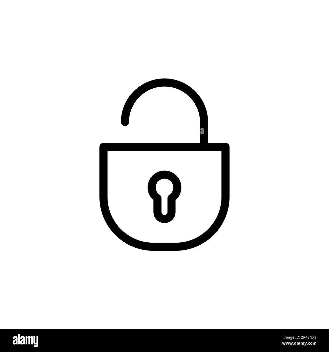 Lock icon vector. Padlock icon vector. Encryption icon. Security symbol ...
