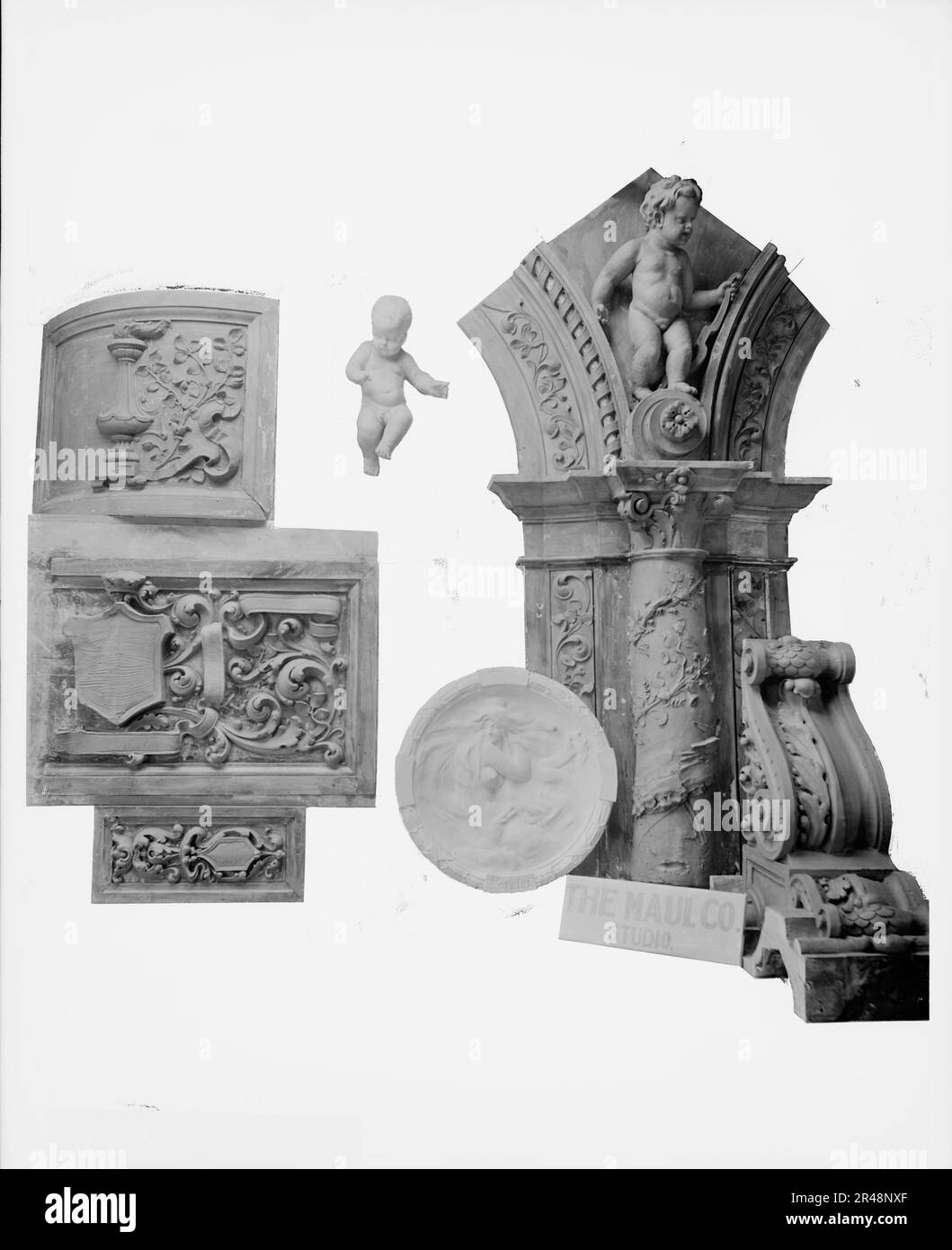 Plaster casts, Detroit, Mich., between 1905 and 1915 Stock Photo - Alamy