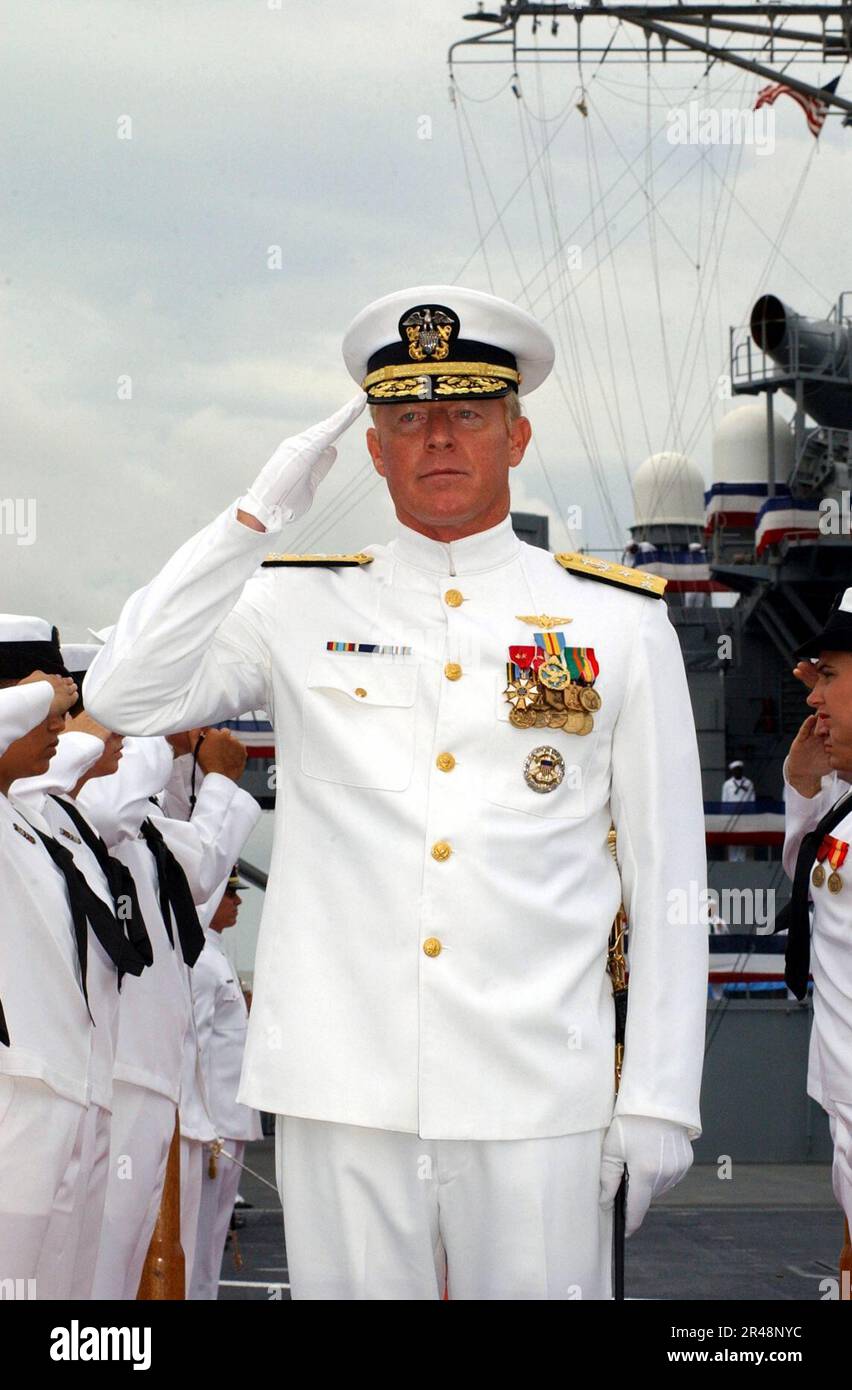 US Navy 7th Fleet change of command Stock Photo - Alamy