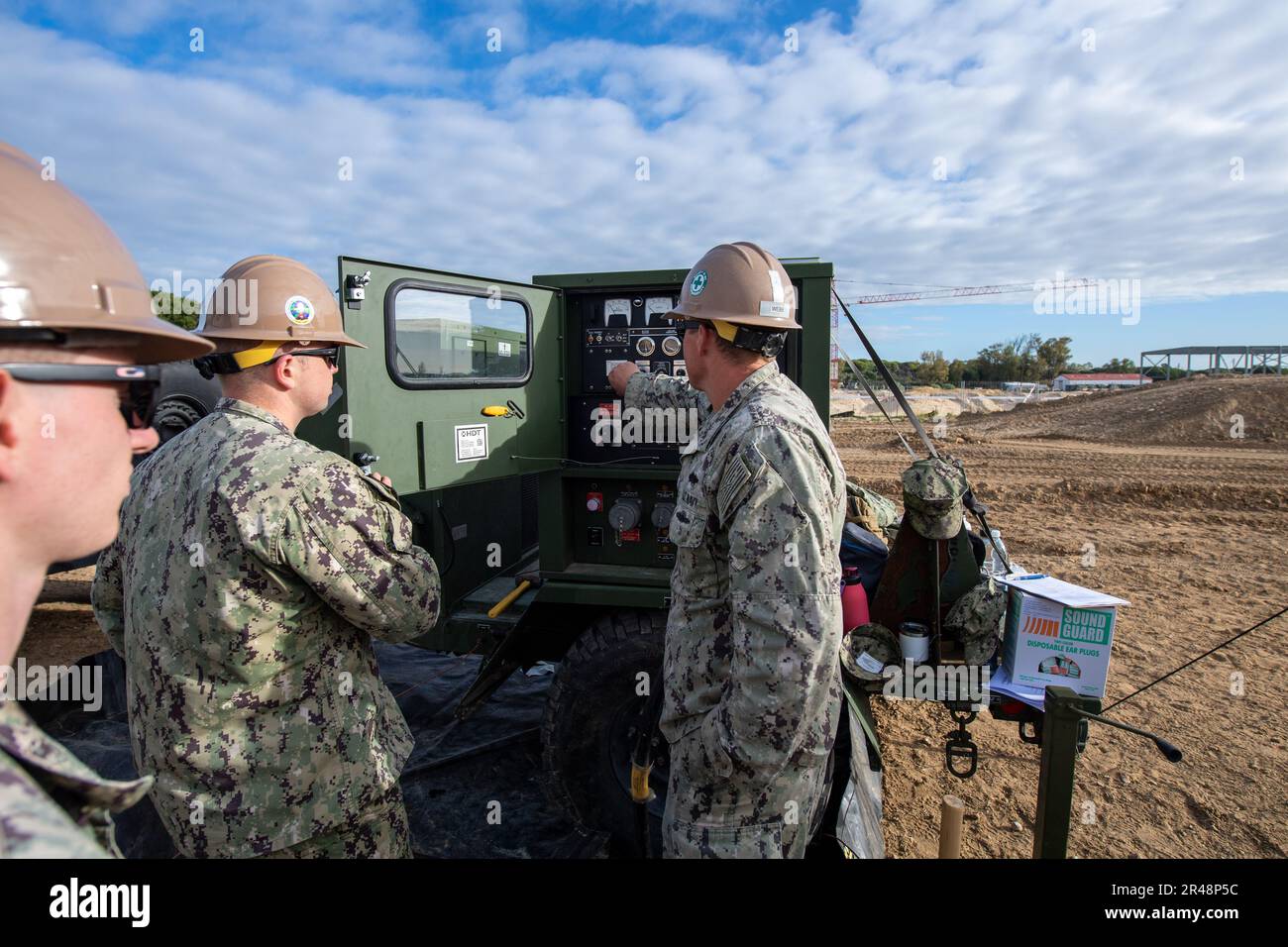 NAVAL STATION ROTA, Spain (Mar. 18, 2023) Utilitiesman 2nd Class Kyle ...