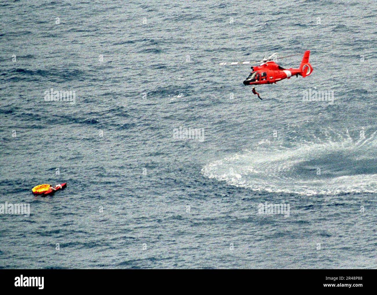US Navy U.S. Navy and Coast Guard rescue at sea Stock Photo - Alamy