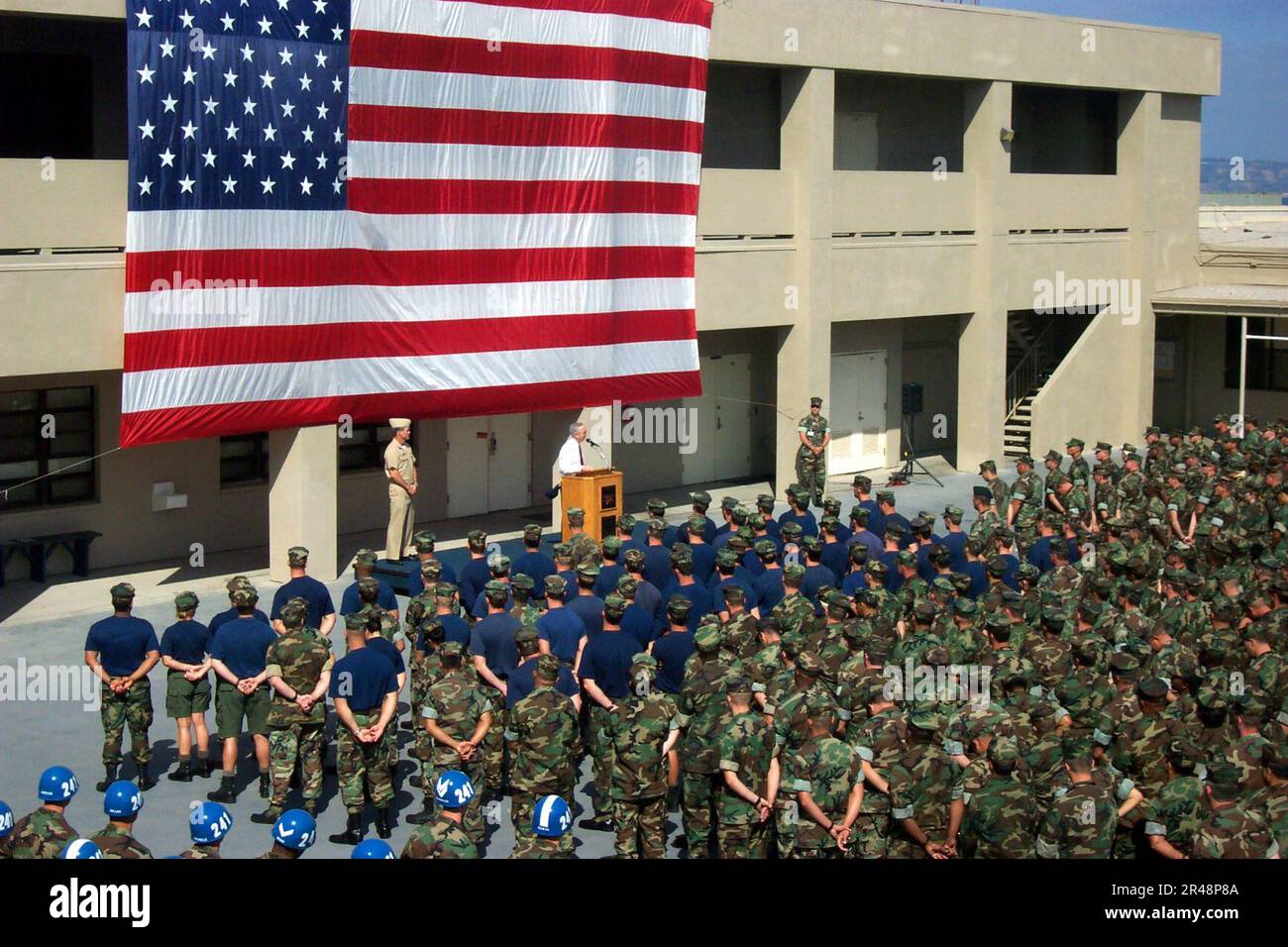 US Navy SECNAV speaks at Naval Special Warfare Command in Coronado ...