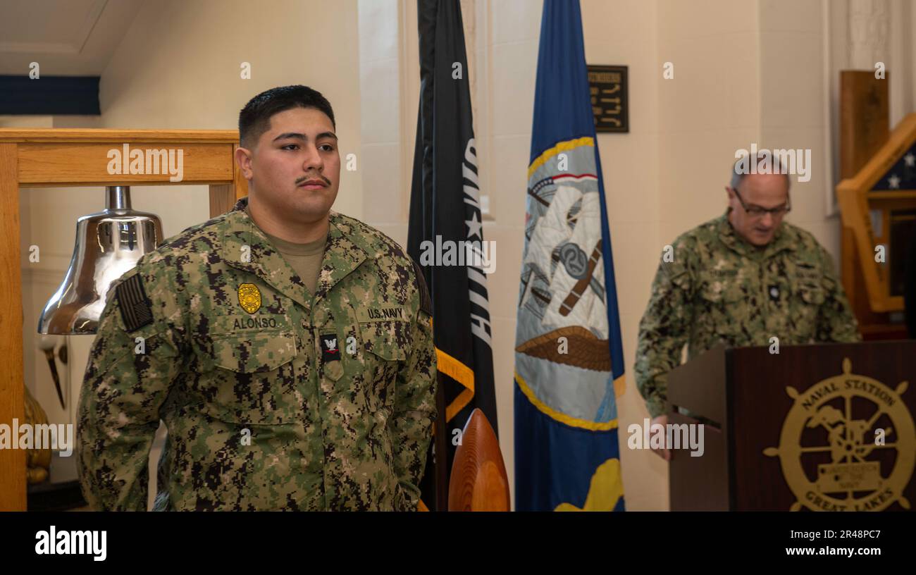 GREAT LAKES, Il. (Mar. 15, 2023) Master-at-Arms 2nd Class Noah Alonso ...