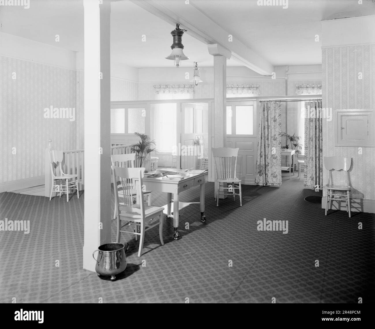E.M. Bigsby Co. show rooms, restroom, third floor, between 1900 and ...