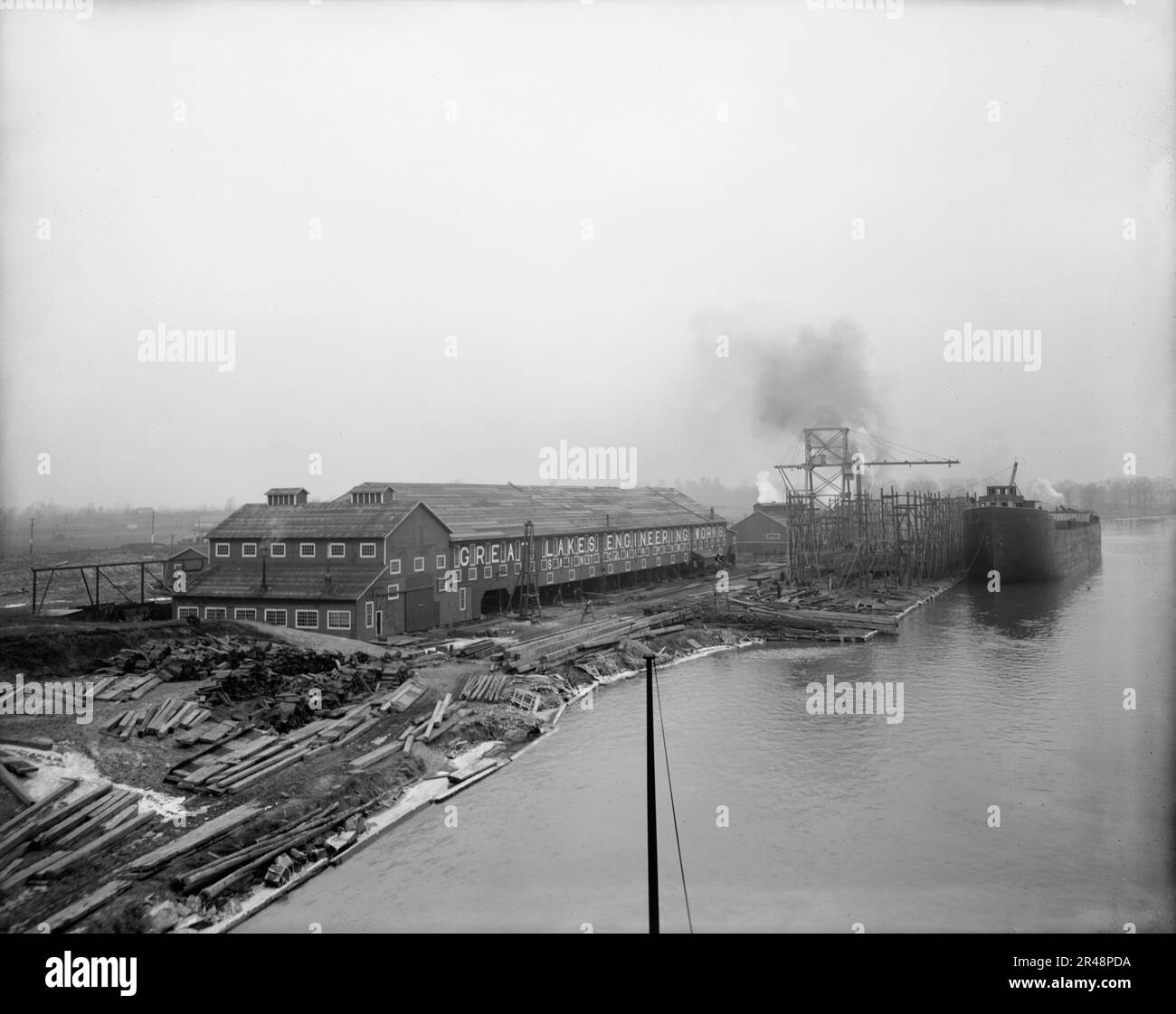 Lumber works Black and White Stock Photos & Images - Alamy