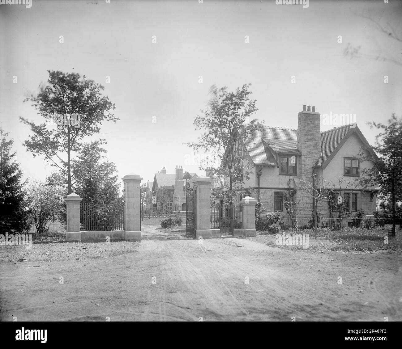 Edward C. Walker residence, gate & lodge, Walkerville, Ont., between ...