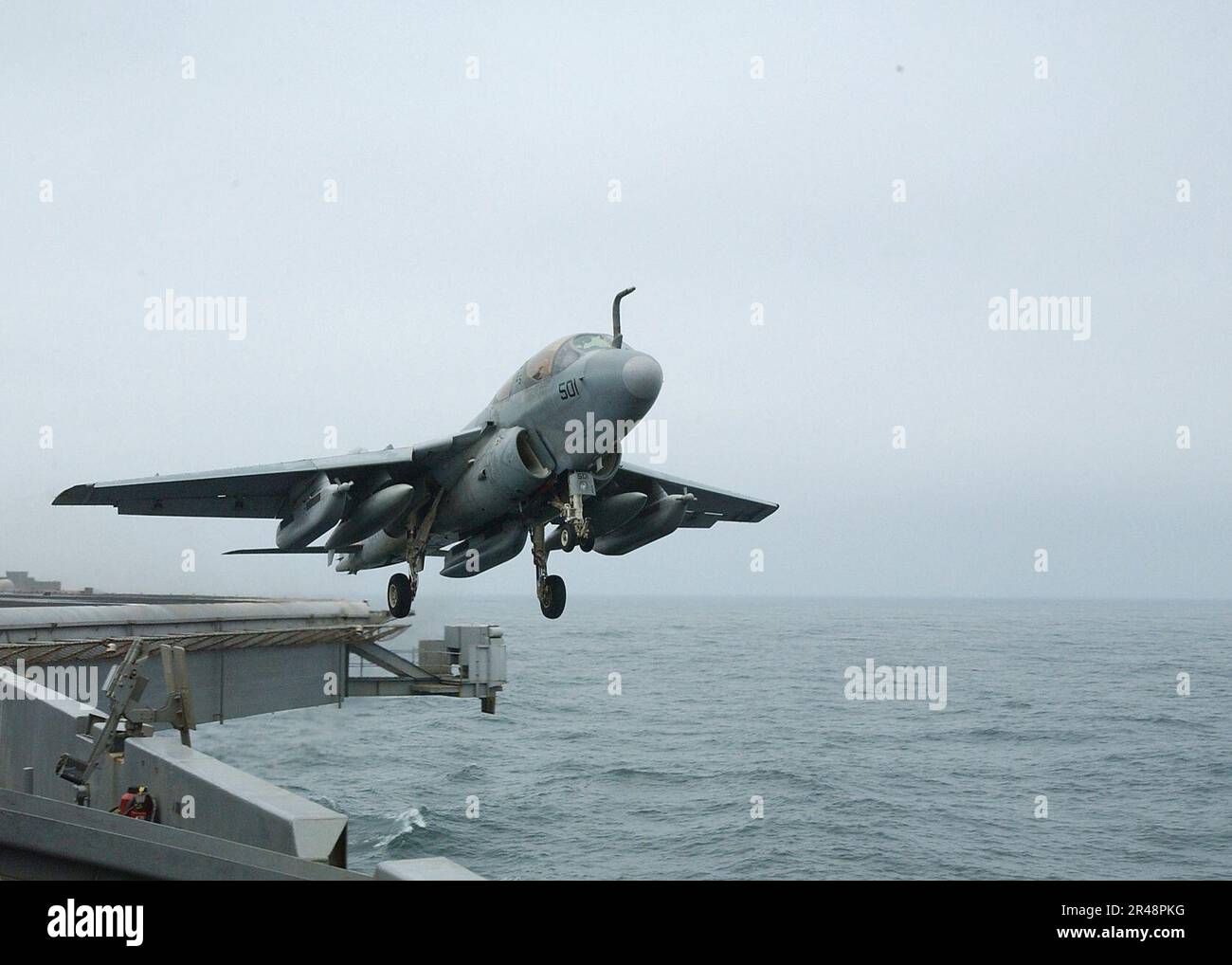 US Navy EA-6B launches from USS Washington Stock Photo - Alamy