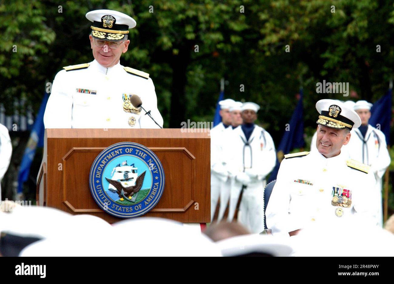 US Navy Admiral Vern Clark Stock Photo - Alamy