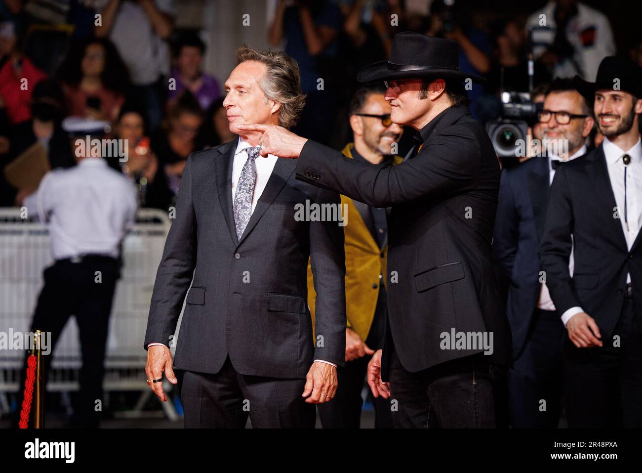 Cannes, France. 27th May, 2023. William Fichtner and Director Robert ...