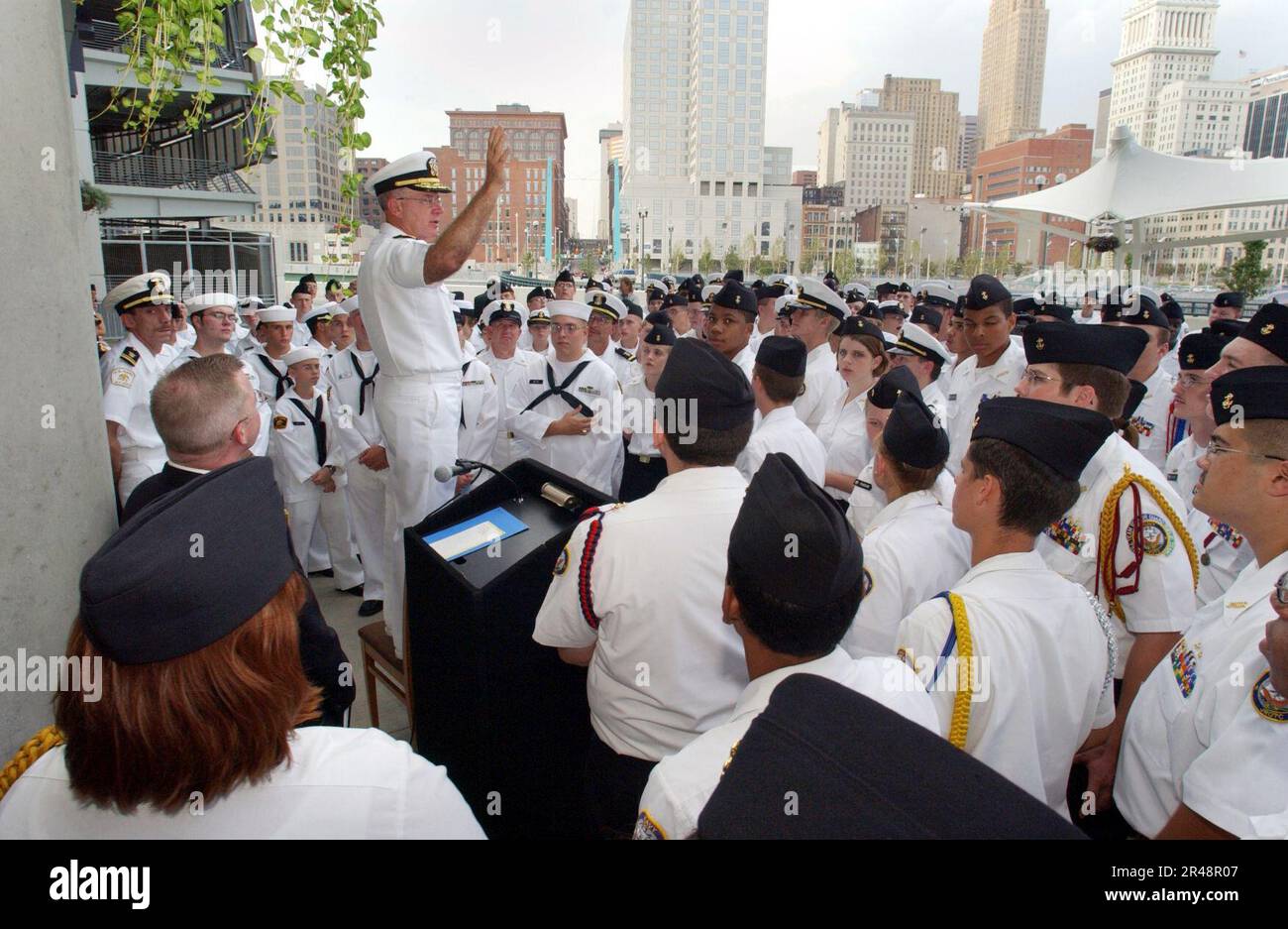 US Navy Admiral Vern Clark Stock Photo - Alamy