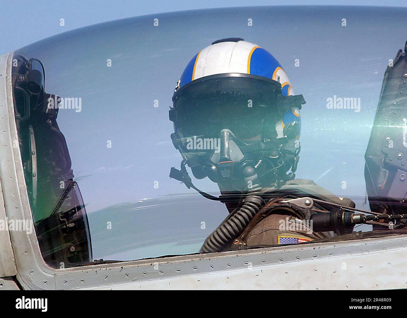 US Navy A pilot prepares to launch from the flight deck aboard USS ...
