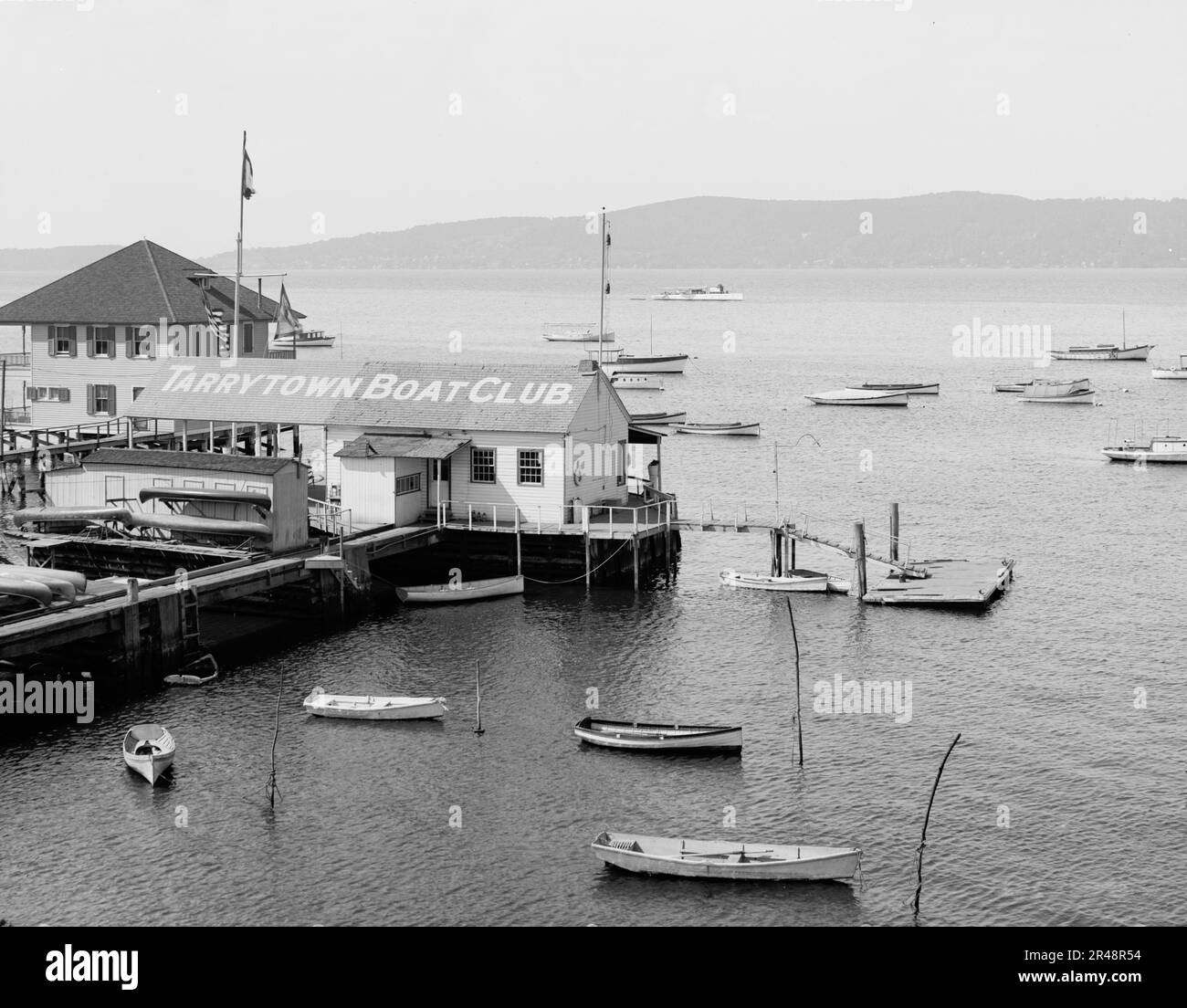 Boat house club house Black and White Stock Photos & Images - Alamy