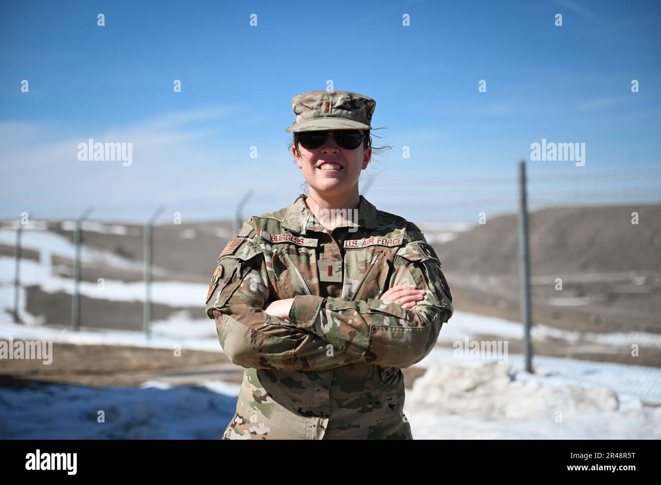 Second Lt. Emily Burgess, 12th Missile Squadron missile deputy combat ...