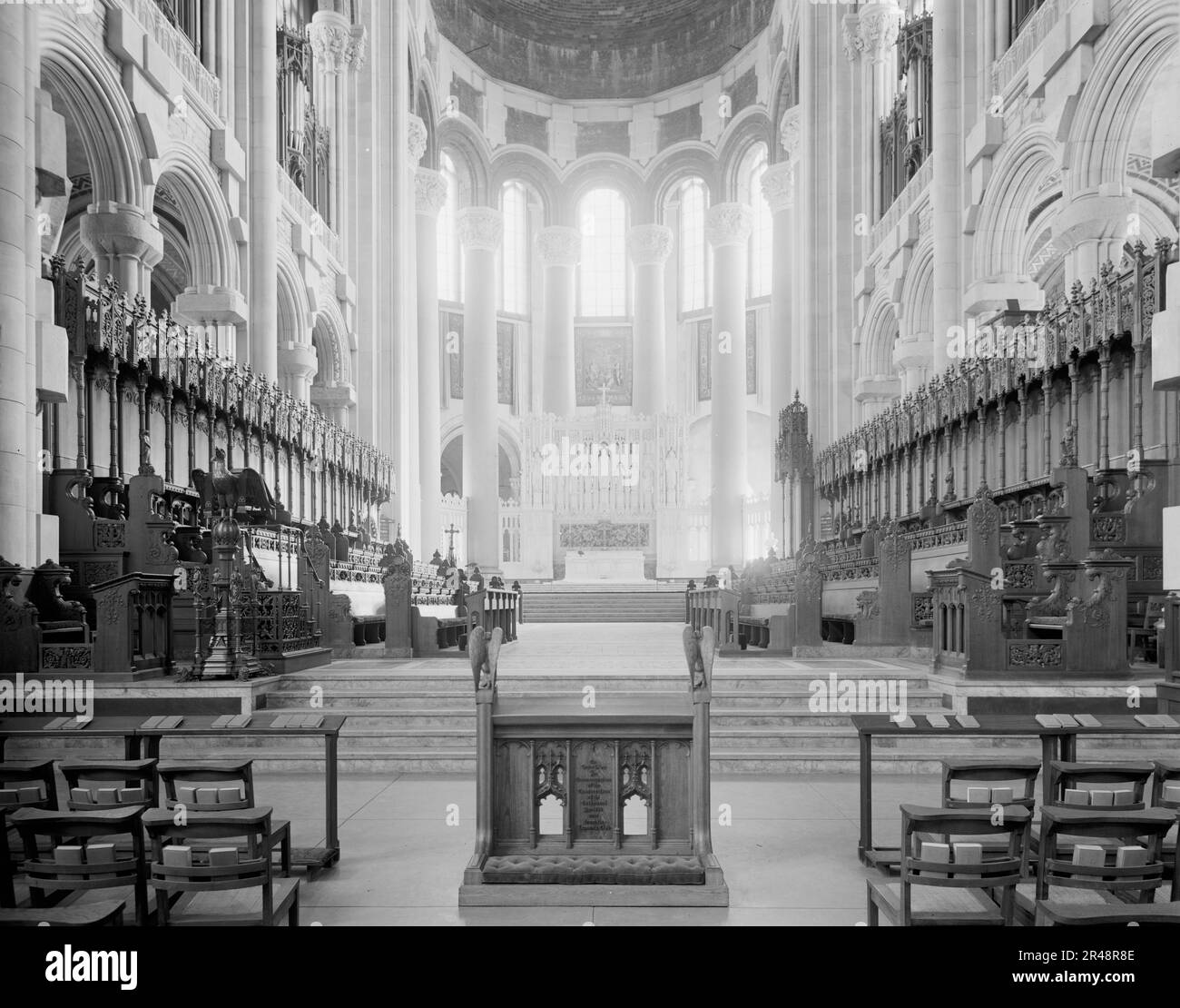 Choir stalls, Cathedral of St. John the Divine, New York, c.between ...