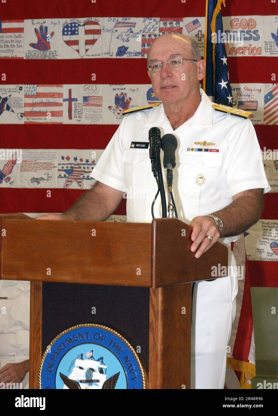 US Navy Adm. Vern Clark Stock Photo - Alamy