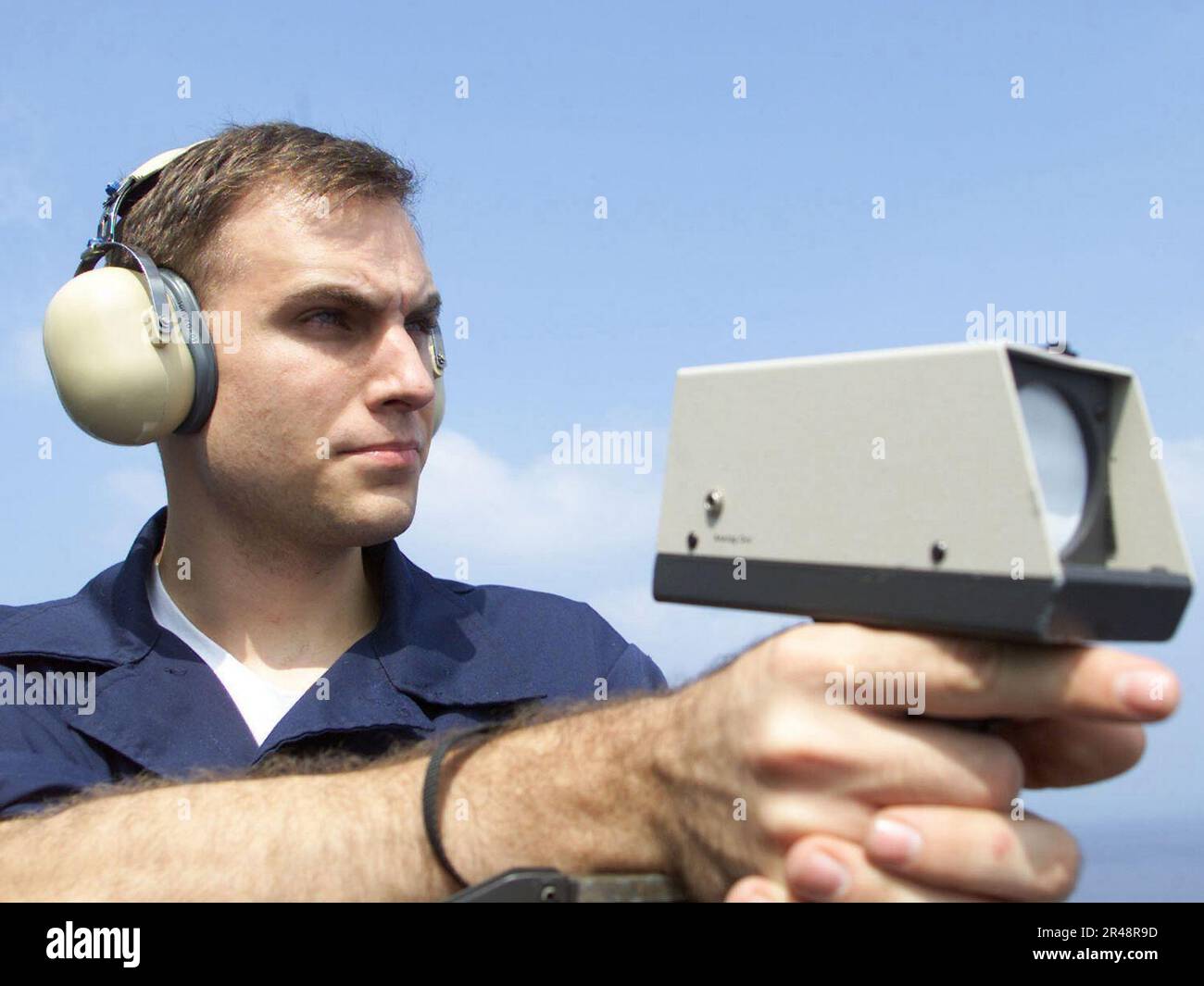 US Navy Measuring sea surface temperature Stock Photo - Alamy