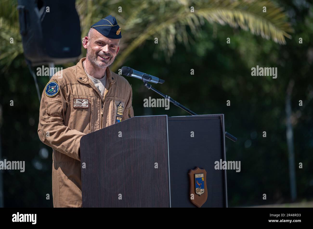 Italian Air Force Col. Alessandro Fiorini, Italian National Contingent ...