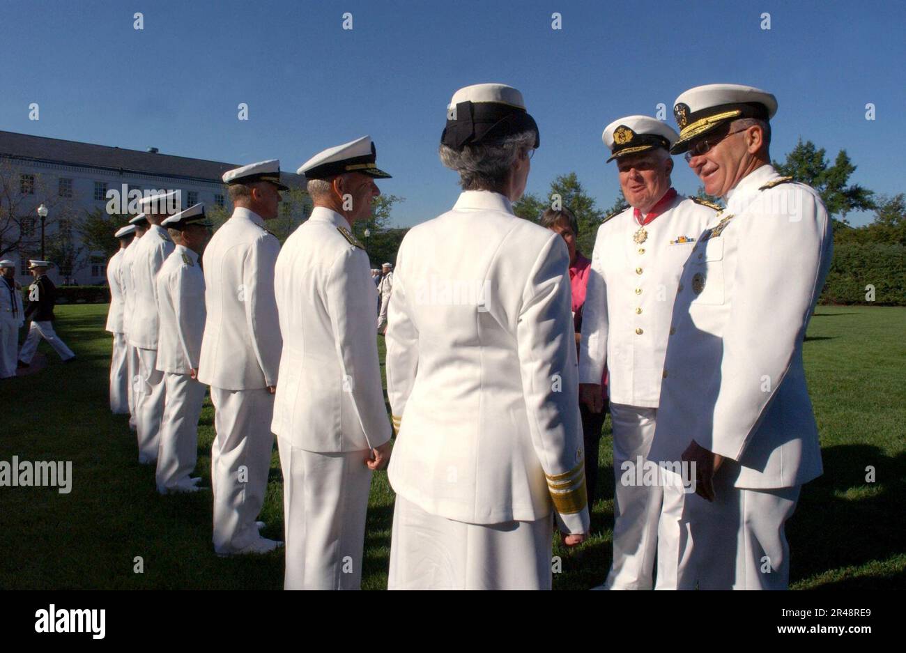 US Navy Admiral Vern Clark Stock Photo - Alamy