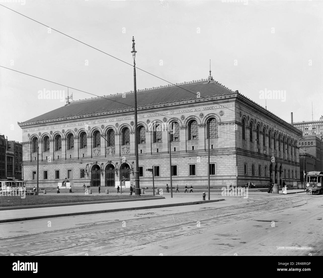 Boston public library outside hi-res stock photography and images - Alamy