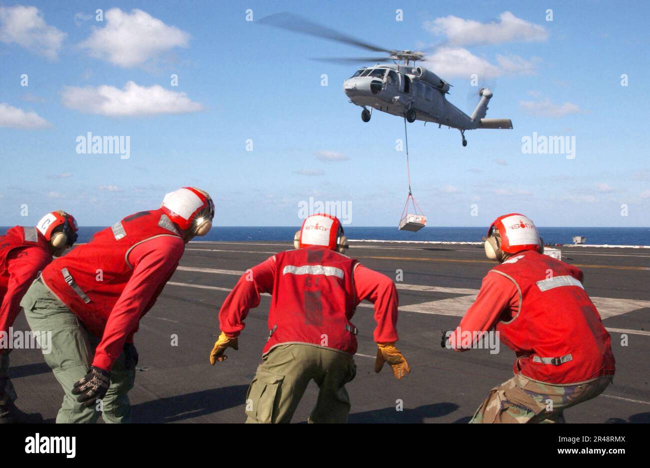 US Navy Aviation Ordnancemen from the Truman and Carrier Air Wing Three ...