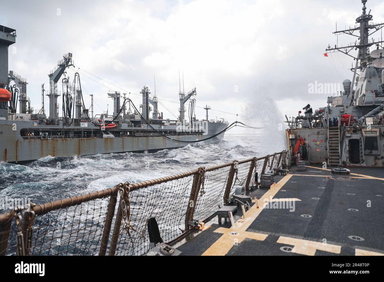 ATLANTIC OCEAN (March 8, 2023) Electrician's Mate 3rd Class Logan Bull ...