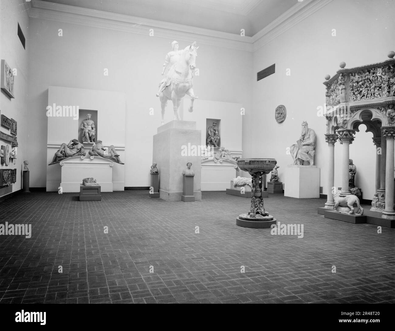 Italian Renaissance court, Museum of Fine Arts, Boston, Mass., c ...