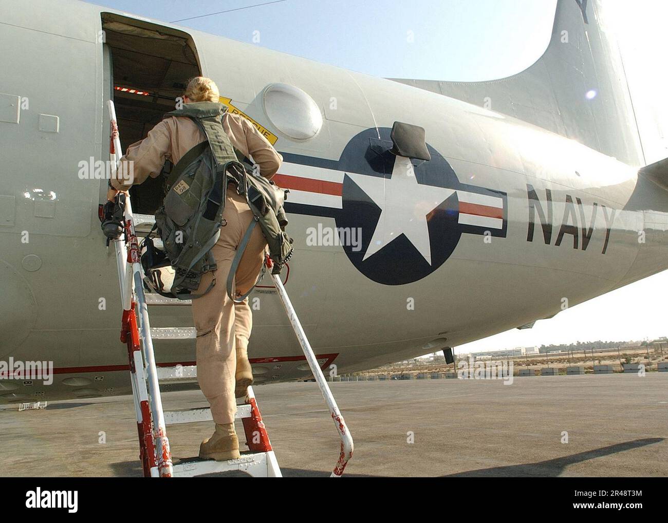 US Navy VP-1 conducts reconnaissance missions in the Middle East Stock ...