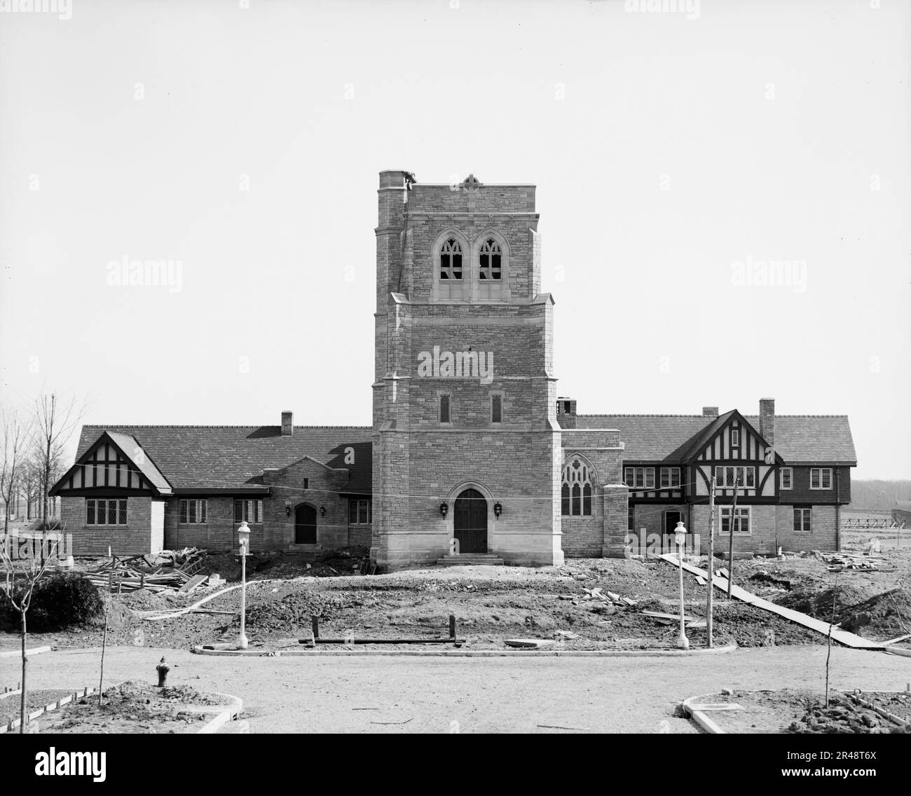 St. Mary's Episcopal Church, front view, Walkerville, Canada, between ...