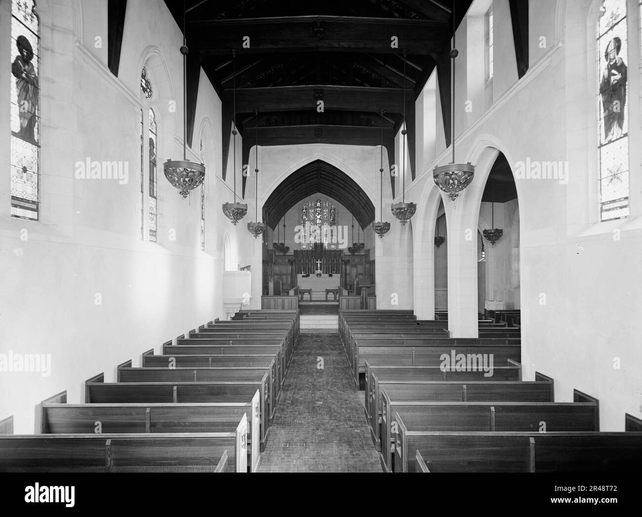 Interior, St. Mary's Church, Walkerville, Ont., between 1900 and 1905 ...
