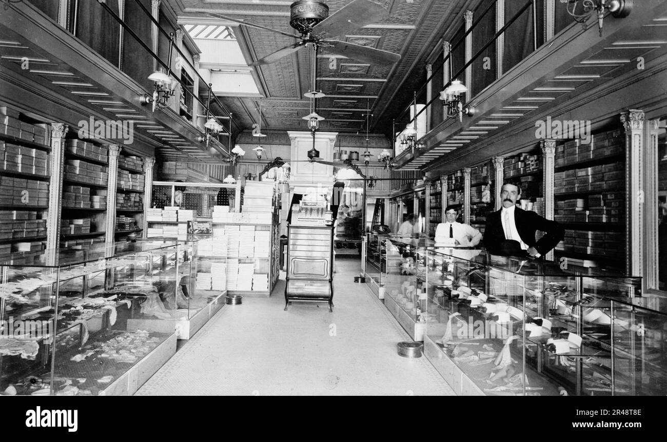 Cash register clothing store Black and White Stock Photos & Images - Alamy