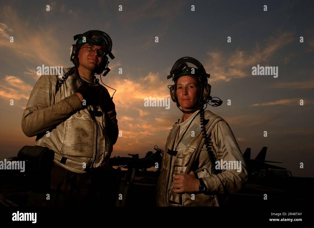 US Navy Aviation Machinist's Mate 2nd Class and Aviation Machinist's ...