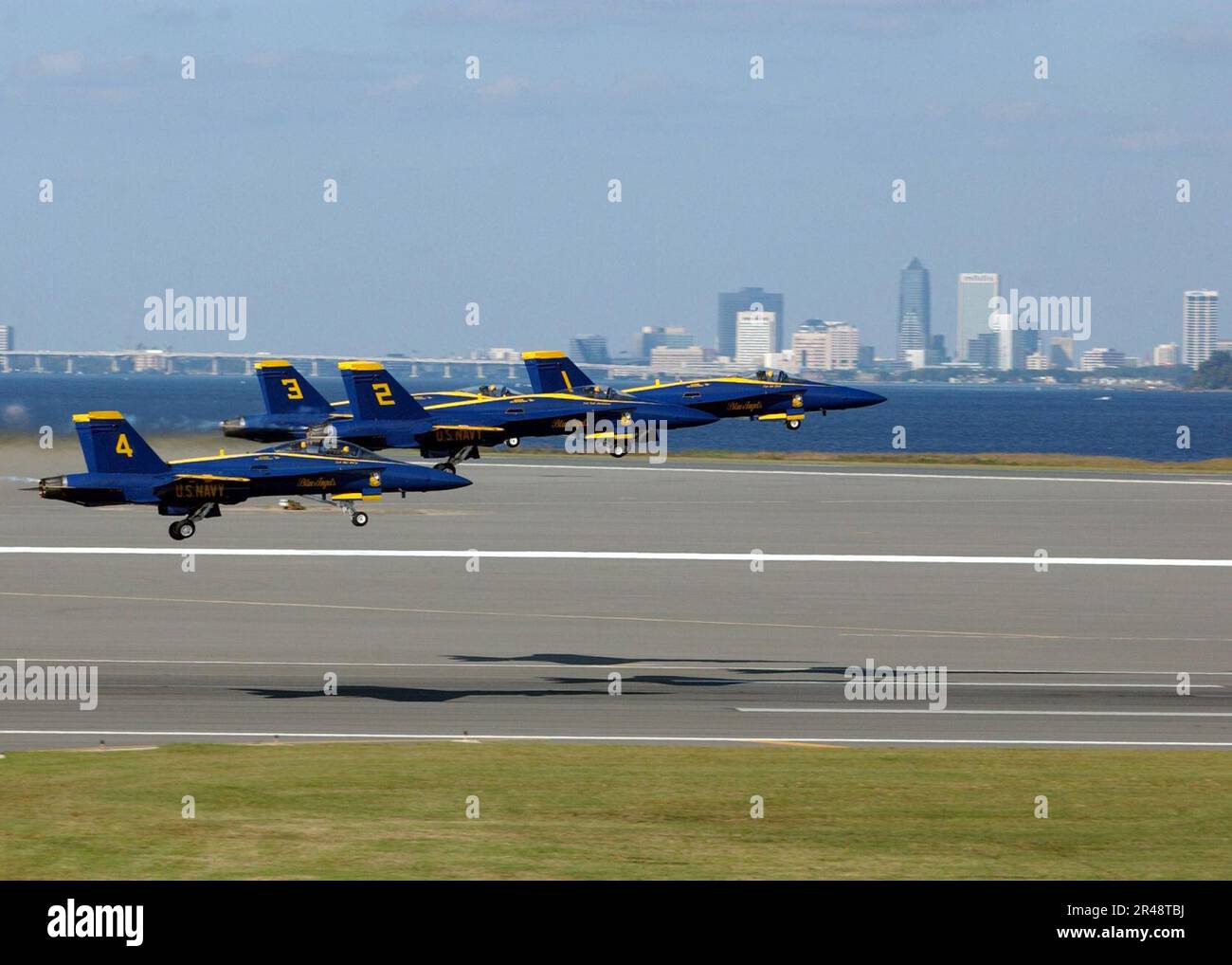 US Navy The U.S Navy's flight demonstration team, the Blue Angels, take ...
