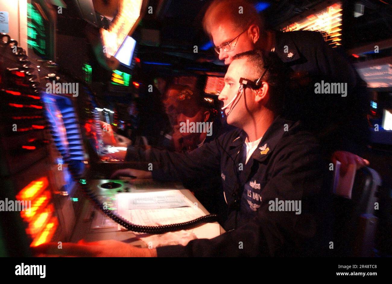 US Navy Monitoring a no fly zone around the Truman Battle Group Stock ...