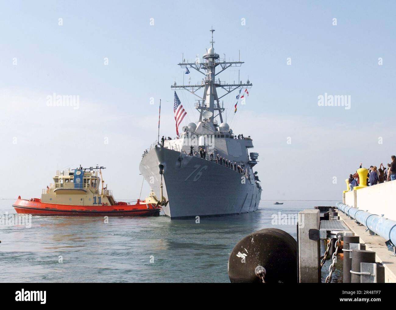 US Navy With her crew Stock Photo - Alamy