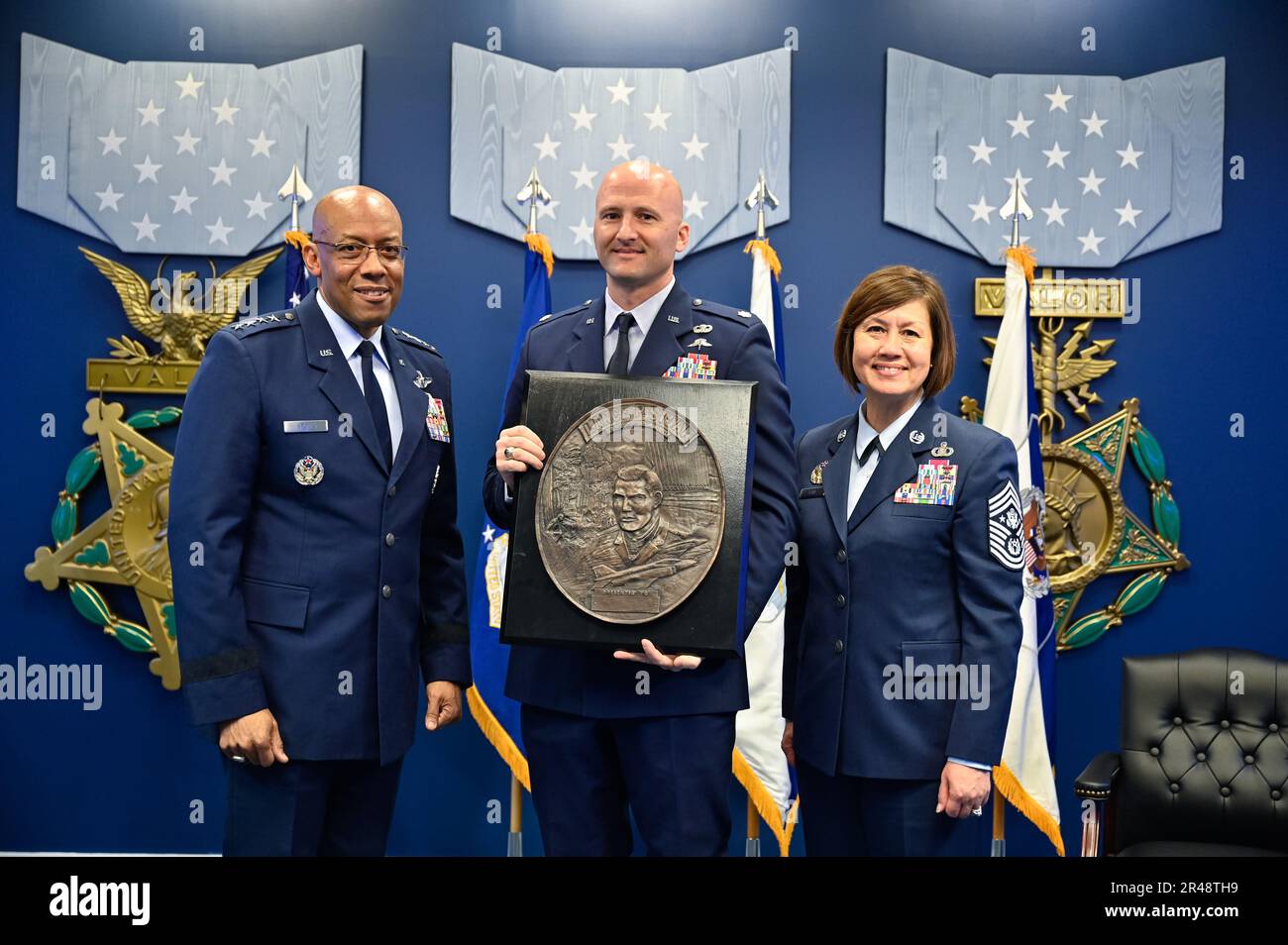 Air Force Chief of Staff Gen. CQ Brown, Jr. and Chief Master Sgt. of ...
