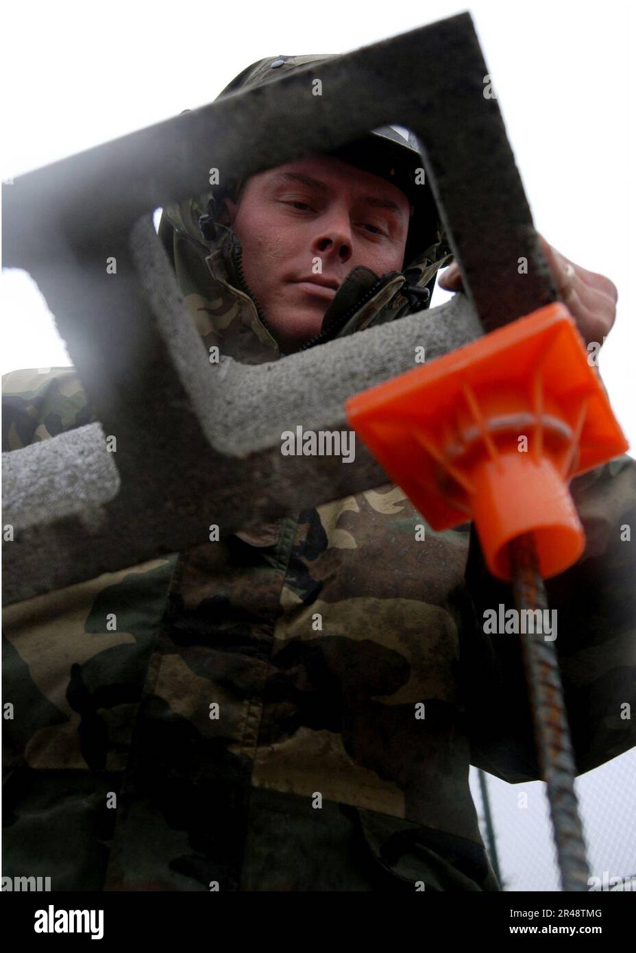 US Navy NMCB-421 builds a Ball Field Restroom Facility Stock Photo - Alamy