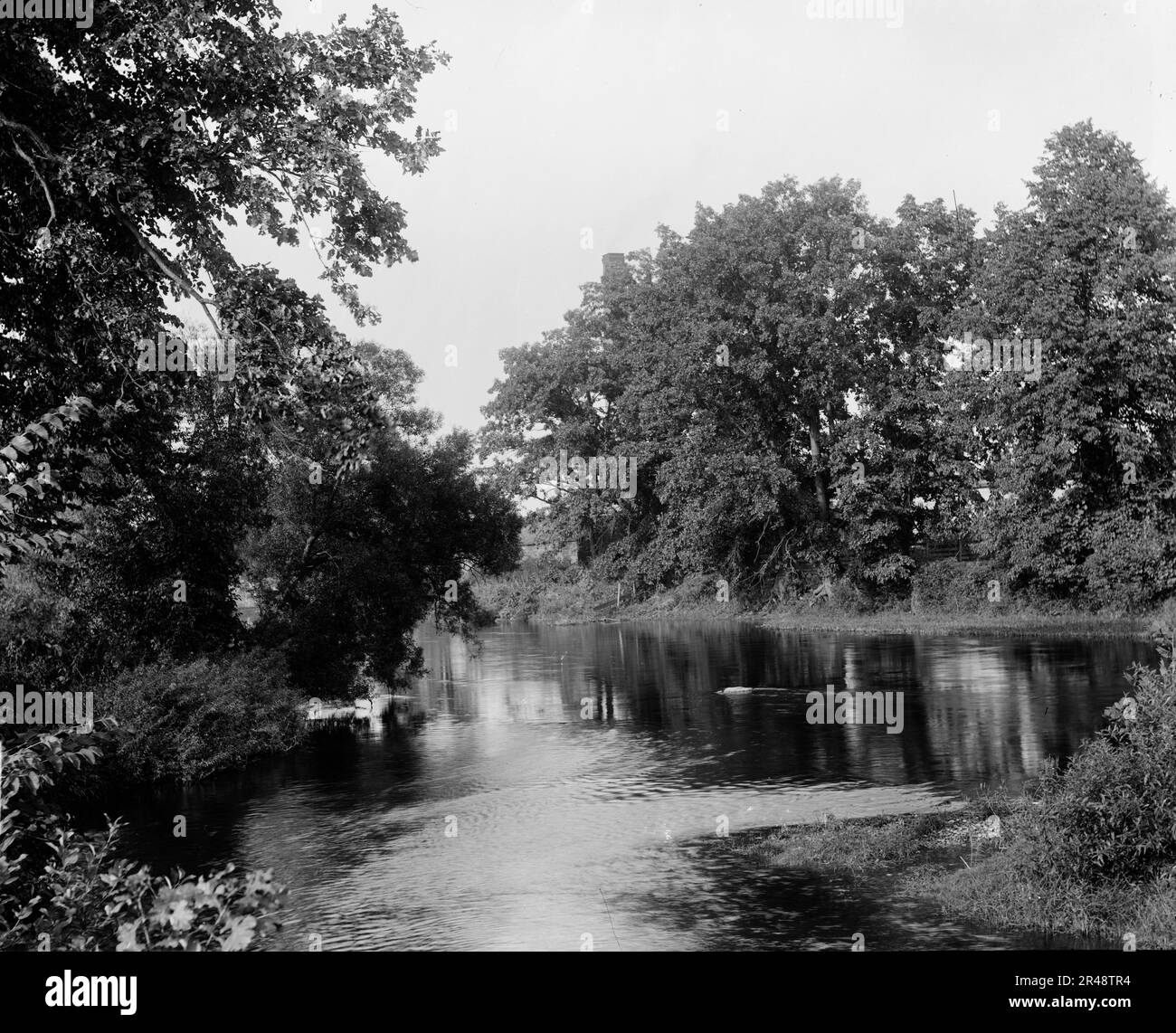 Detroit river in michigan Black and White Stock Photos & Images - Alamy