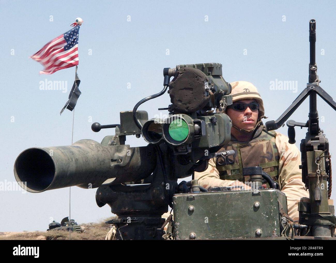 US Navy U.S. Marine assigned to the 24th Marine Expeditionary Unit (MEU ...