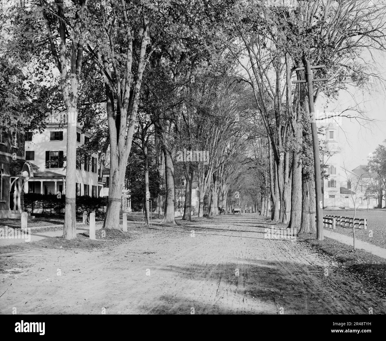 North Main Street, Dartmouth College, ca 1900 Stock Photo - Alamy