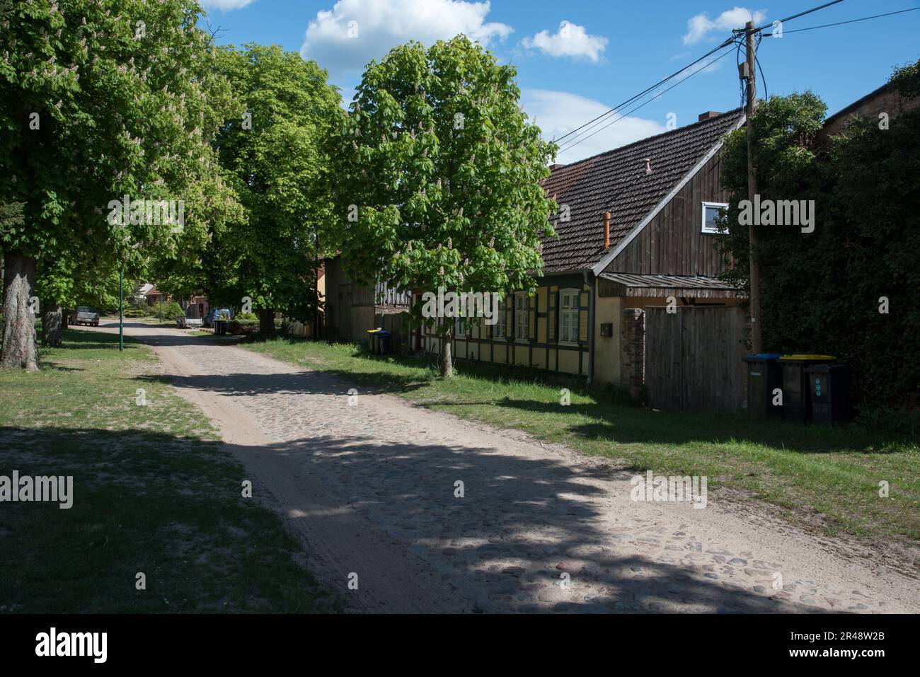 Poratz is a tiny village with very few people living there in Uckermark ...