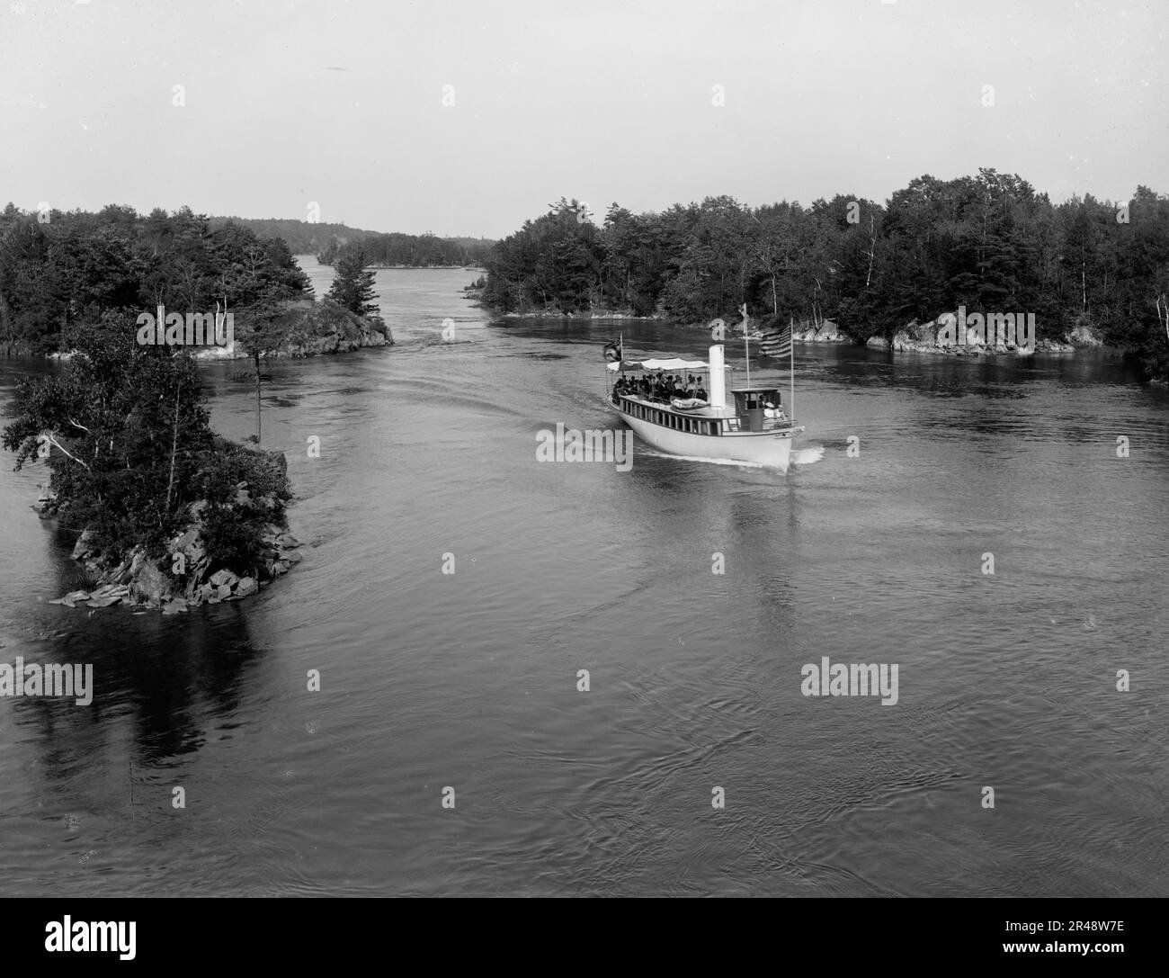Lost Channel, Thousand Islands, N.Y., (1901 Stock Photo - Alamy