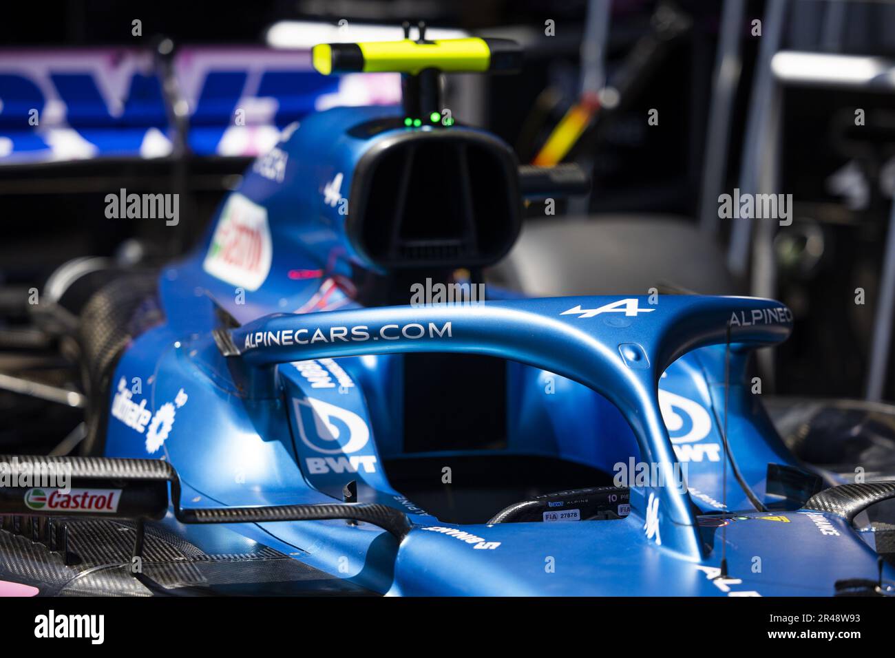 Alpine F1 Team A523, mechanical detail, Halo during the Formula 1 Grand ...