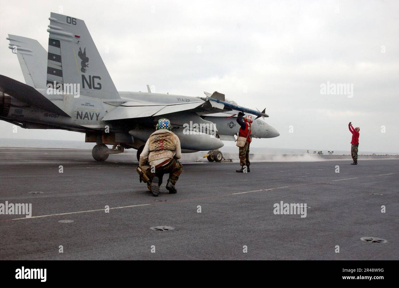 US Navy preparing to remove the safety pin from a Captive Air Training ...