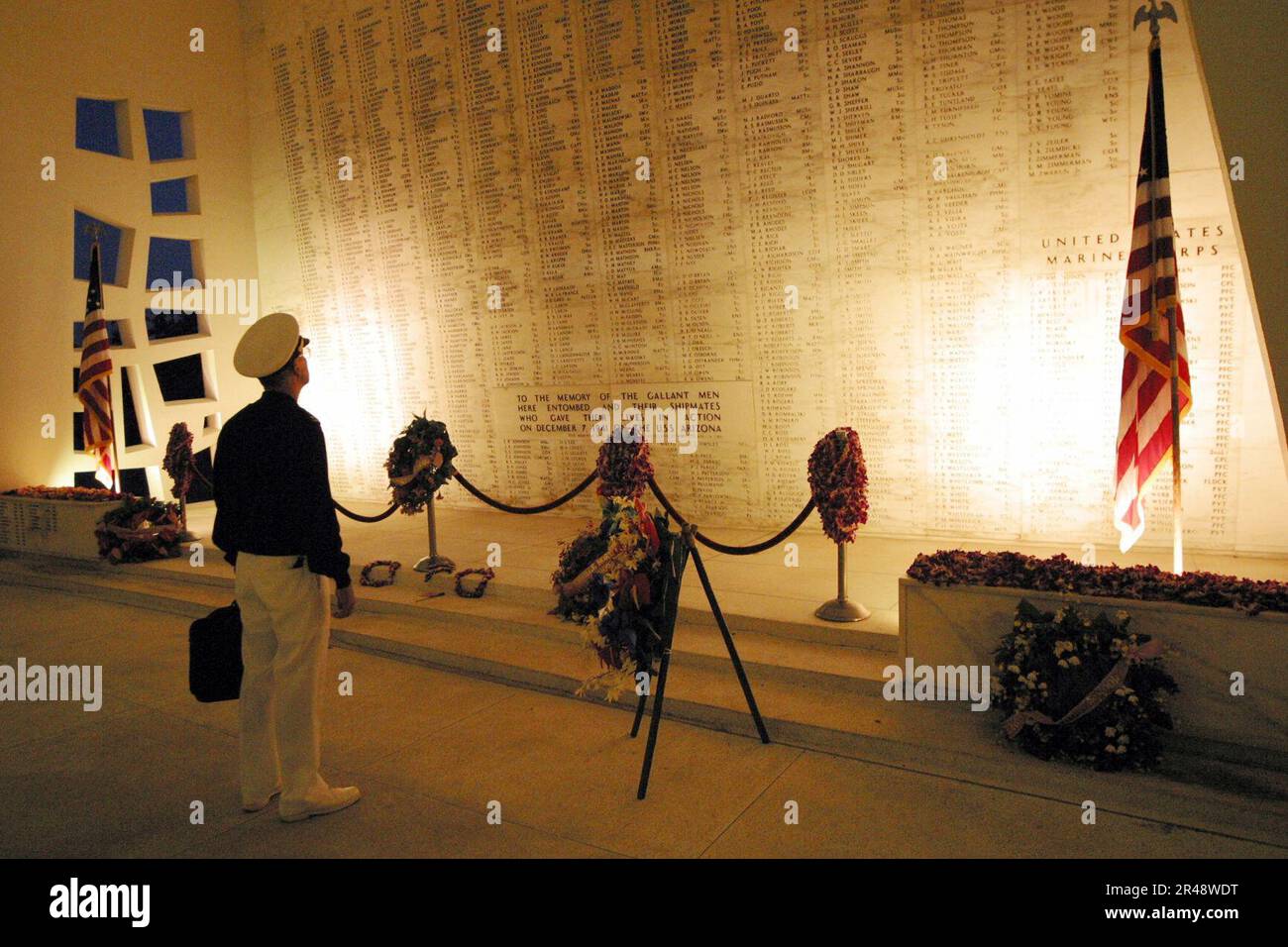 Wall names uss arizona memorial hi-res stock photography and images - Alamy